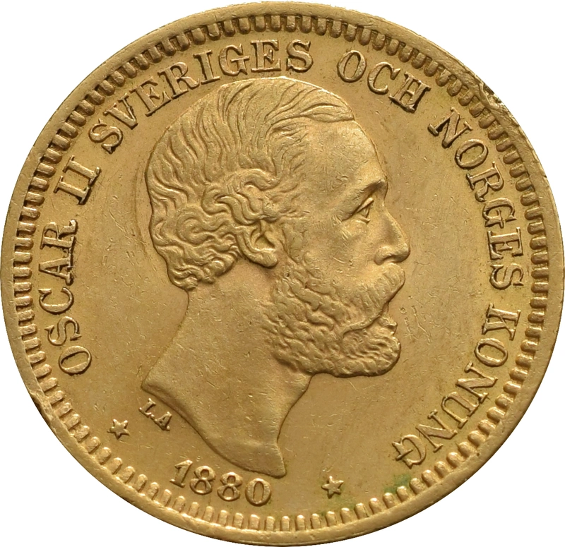 20 Kronor Swedish gold coin, from Bullion by Post, the UK's leading ...