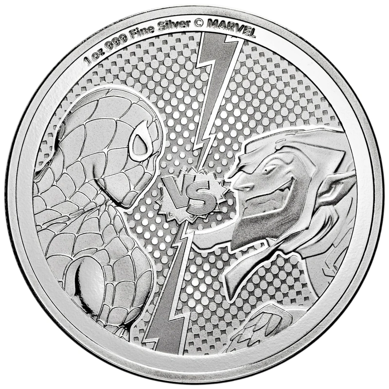 2024 Spider-Man vs Green Goblin 1oz Silver Coin - From $104.60