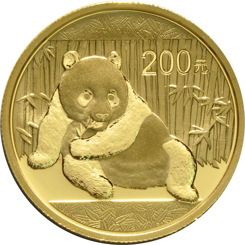 2015 1/2oz Chinese Panda Gold Coin - $2,850