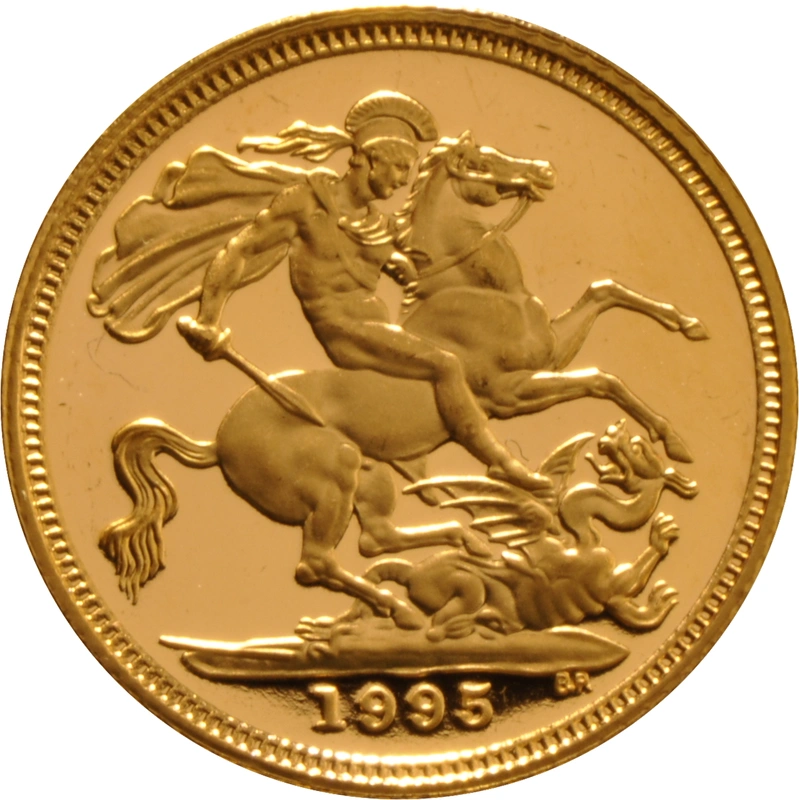 Proof Gold Half Sovereign Grade B - $591.70