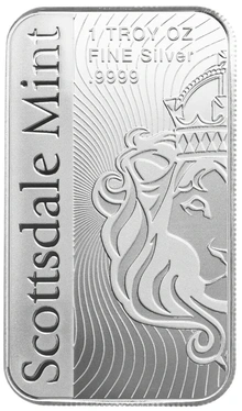Scottsdale 'The Vortex' 1oz Silver Bar - From $99.40