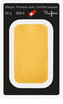 50g Argor-Heraeus Gold Bars | BullionByPost - From $8,024