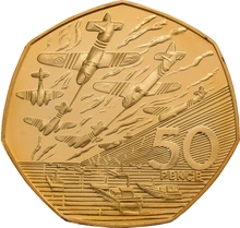 1994 D-Day Gold Proof 50p - Coin Only | BullionByPost - From $3,568