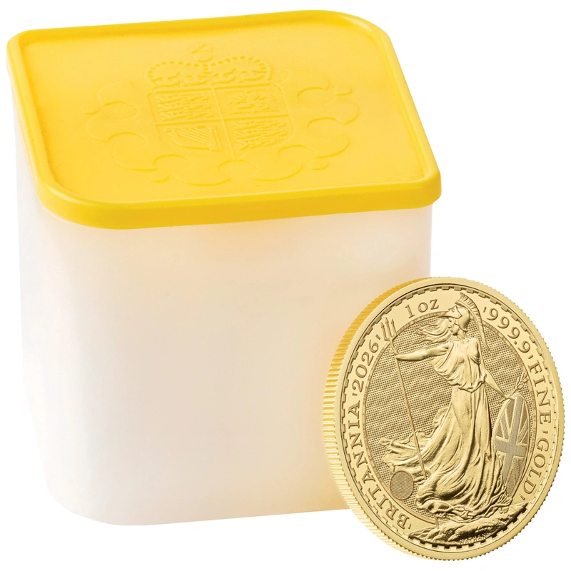 100 x 2026 1oz Gold Britannia Coins - From $421,411